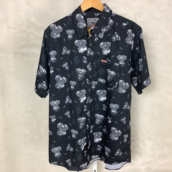DIXXON | Shirts | Dixxon The Moco Lightning Car Engines Button Front ...